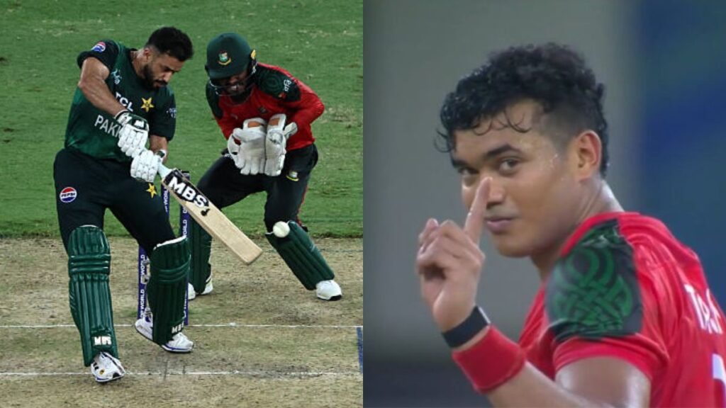 Watch: "बाप से मस्ती नहीं", मोहम्मद नवाज को आउट कर Taskin Ahmed ने दिया ...